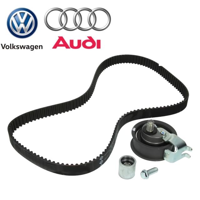 正規純正OEM AUDI アウディ A3 8L A6 C5 TT 8N タイミングベルト テンショナー プーリー 3点 セット ...