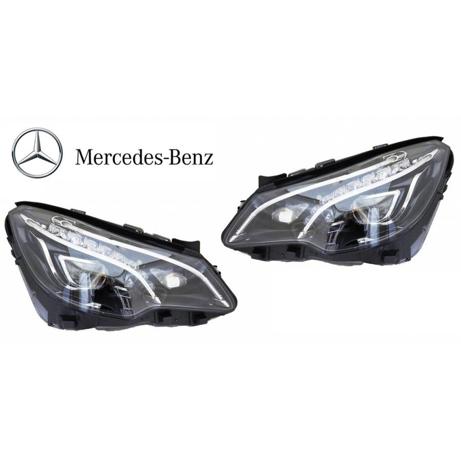 正規純正品 ベンツ W207 C207 A207 後期 LED ヘッドライト ライト 左右 Eクラス E250 E350 E400 E550 2078208761 2078208861 ...