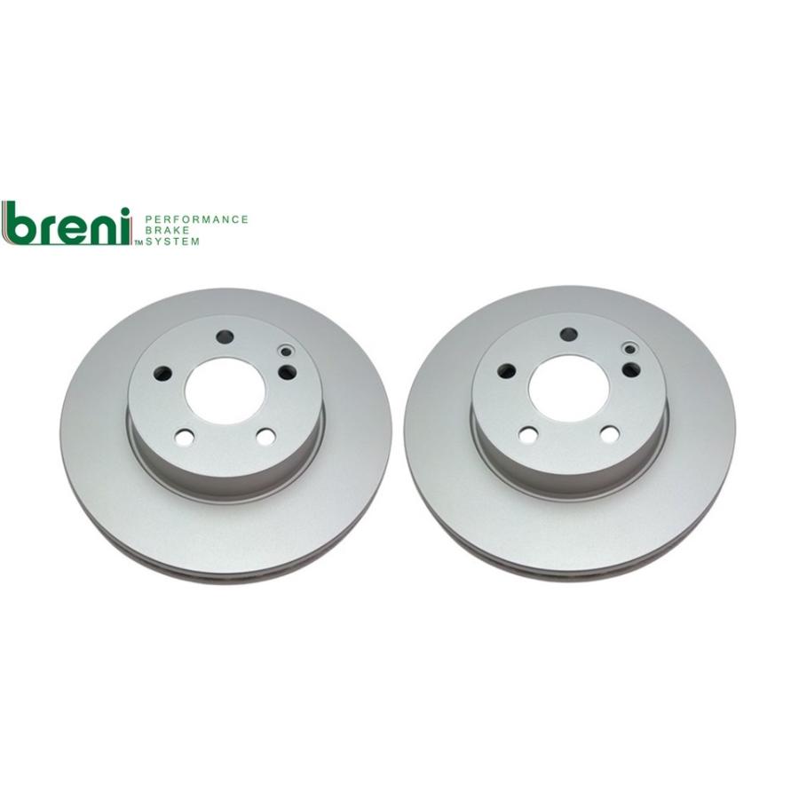 breni製 ベンツ フロント ブレーキローター ディスクローター 左右 Cクラス W204 C180 C200 C250 C300 Eクラス ...