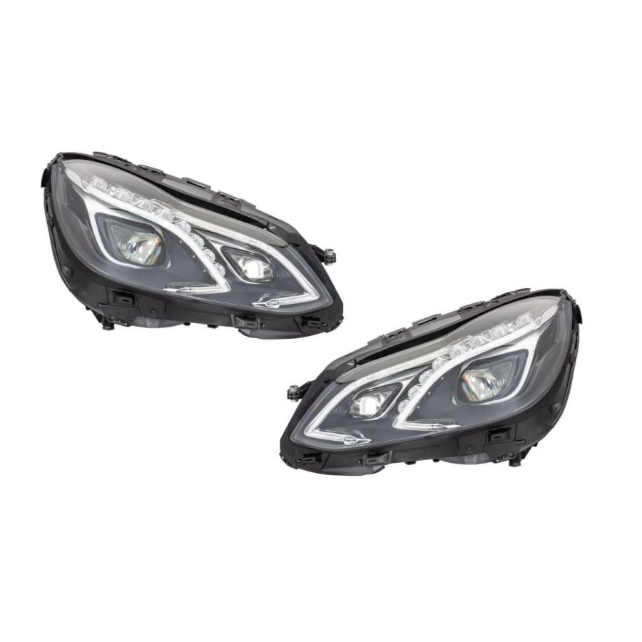 正規純正OEM ベンツ 左右 LED ヘッドライト ヘッドランプ Eクラス W212 S212 後期 13y.5- E220 E250 E300 E350 E400 E550 E63 ...