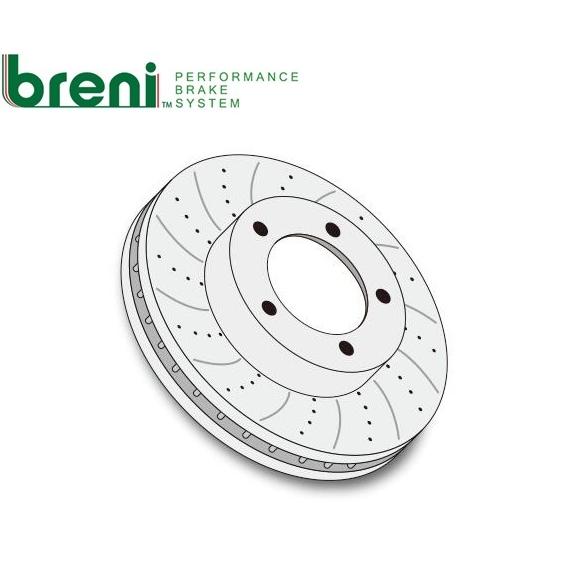 breni製 Mercedes-Benz ベンツ リア リヤ ブレーキローター ディスクローター 左右 2枚 SET W205 C63 ...