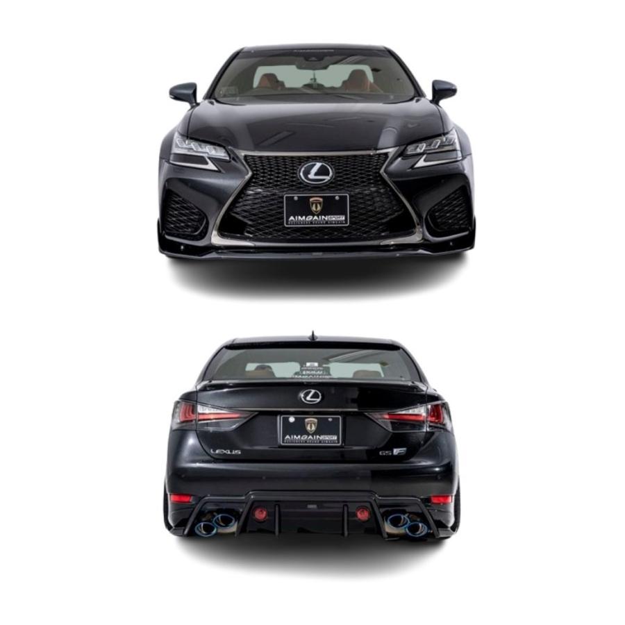 AIMGAIN SPORT LEXUS レクサス 10系 GS F URL10 リアサイドスポイラー 2015.11- エイムゲイン リア リヤ スポイラー エアロ パーツ GSF ...