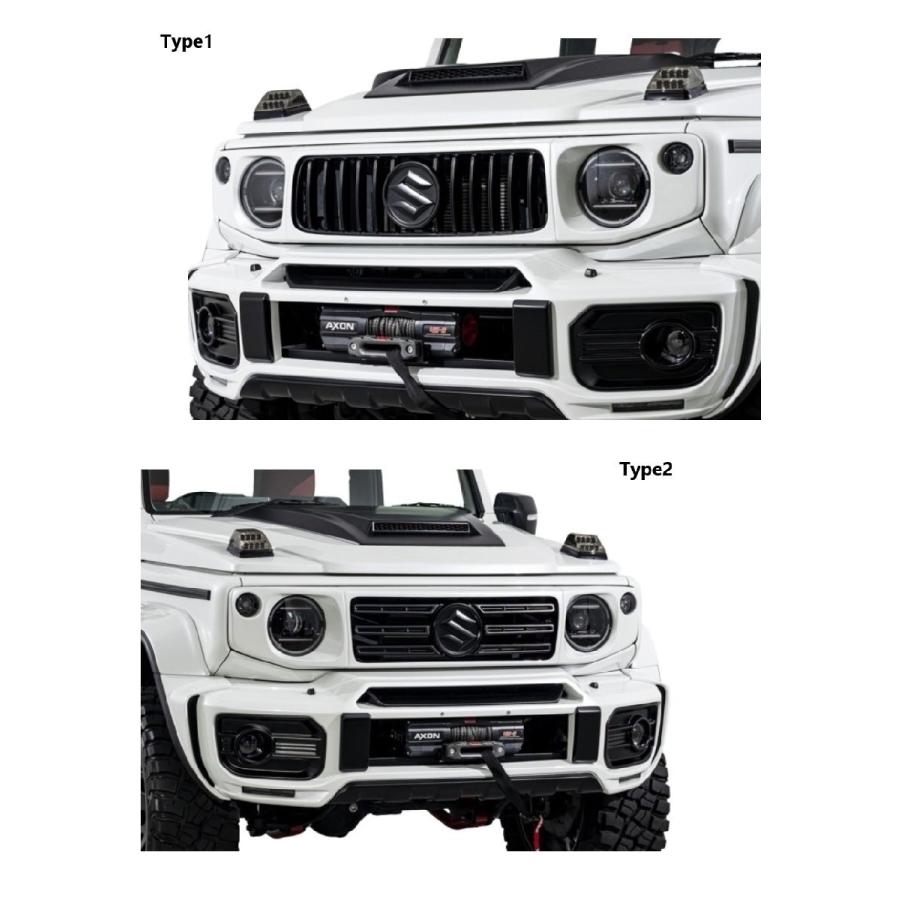 AIMGAIN MUDRON GT-X SUZUKI スズキ JIMNY SIERRA ジムニーシエラ JB74W フロントグリル type1 エイムゲイン フロント グリル エアロ パーツ ...