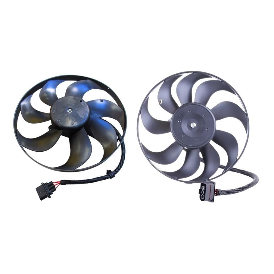 正規優良品 Volkswagen ラジエーター 電動ファン モーター セット 大 小 VW New Beetle LUPO POLO BORA GOLF4 6X0959455C ...