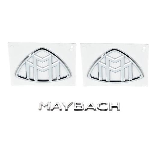 正規純正品 Mercedes-Benz ベンツ マイバッハ リア エンブレム + リヤ ピラー MAYBACH W222 X222 S550 ...