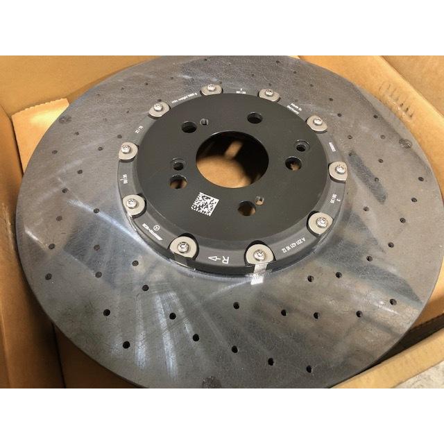 正規純正品 Mercedes-Benz ベンツ フロント カーボン ブレーキローター R231 R218 R212 SLS SL63 E63 ...