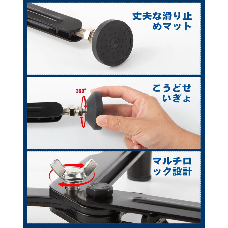 JiiinMiiin スイングアームリフト バイクスタンド リア用 メンテナンススタンド イージーリフトアップ 耐荷重300kg : SOLVERTEX - 通販 - Yahoo!ショッピング