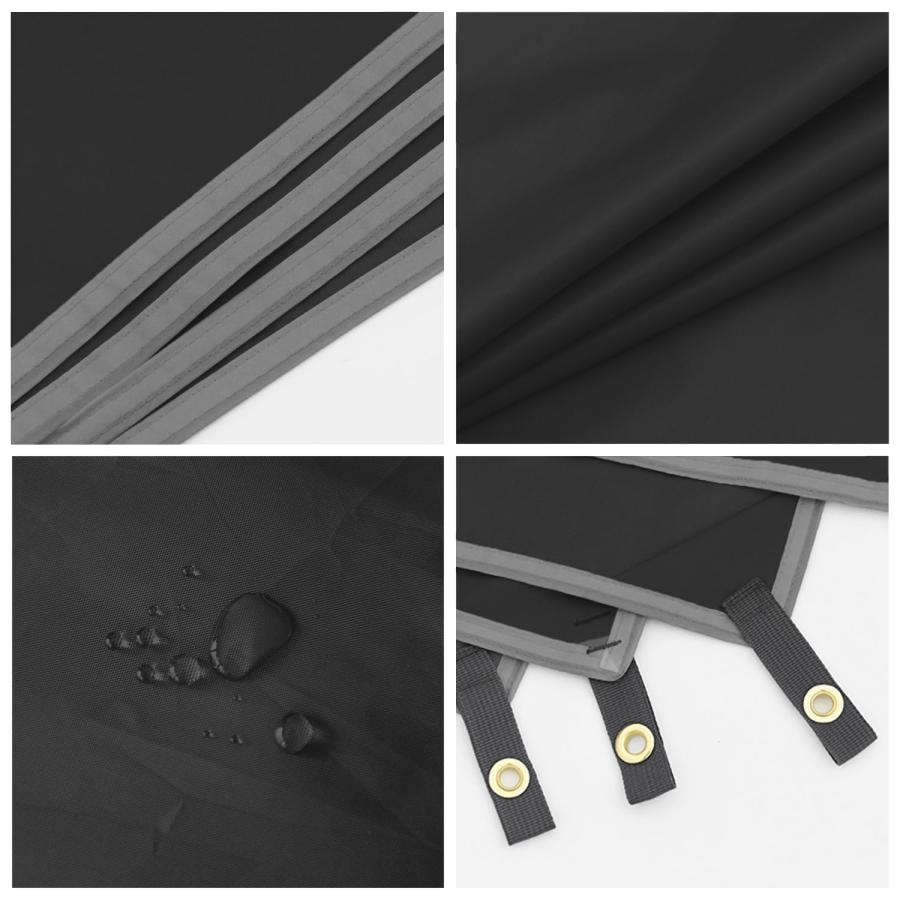 テントシート グランドシート 防水シート 軽量 収納バッグ付き アウトドア キャンプ 登山 ピクニックハイキング ブラック 105x210cm : hh7287cb0528 ...