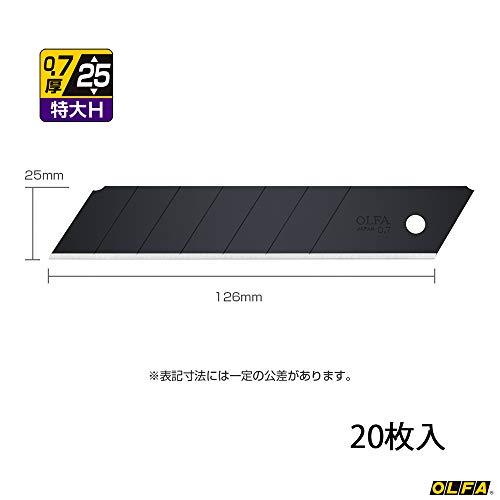 オルファOLFA 特専黒刃特大H 20枚入 HBB20K : SOLVERTEX - 通販 - Yahoo!ショッピング