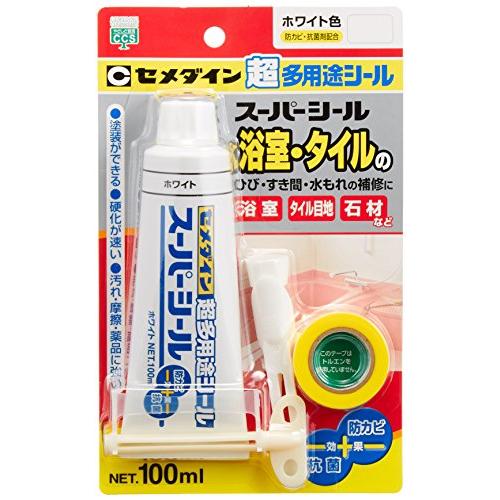 セメダインCemedine 超多用途シール スーパーシール 100ml ホワイト SX-006 : SOLVERTEX - 通販 - Yahoo!ショッピング