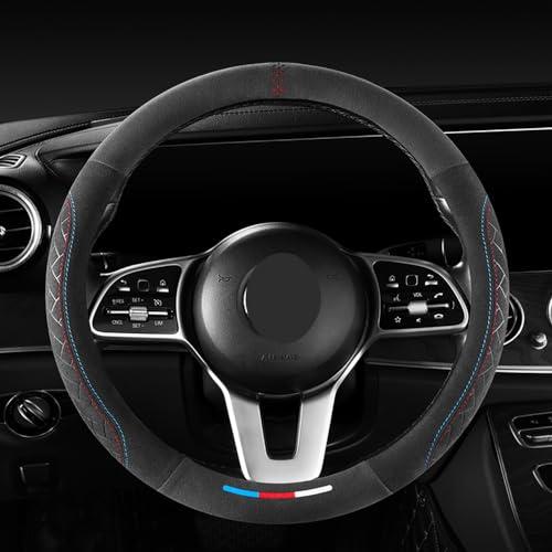 TATACLEA ハンドルカバー スエードタッチハンドルカバー ステアリングカバー 自動車汎用 高級 触感よく 滑り止め 汚れ防止 オールシーズ : SOLVERTEX - 通販 ...