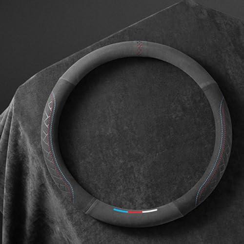 TATACLEA ハンドルカバー スエードタッチハンドルカバー ステアリングカバー 自動車汎用 高級 触感よく 滑り止め 汚れ防止 オールシーズ : SOLVERTEX - 通販 ...