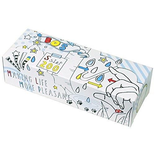 驚異の防臭袋 BOS ボス おむつが臭わない袋 Sサイズ 大容量 200枚入り 赤ちゃん用 おむつ 処理袋ポップ柄パッケージ/袋カラー：白色 ...