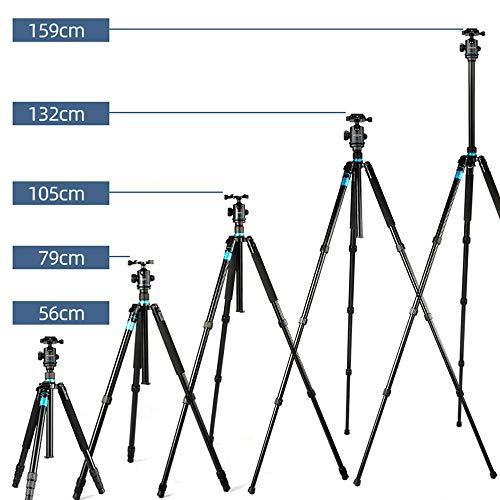 SOONPHO SP30 カメラ三脚 159cm ビデオ三脚 軽量 スマホ三脚