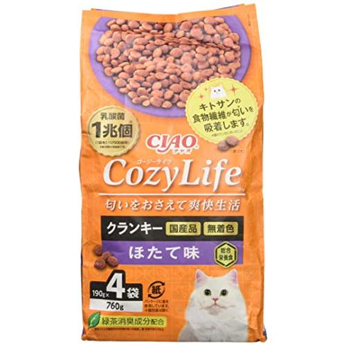CIAOチャオ Cozy Lifeコージーライフ クランキー ほたて味 190g×4袋 : SOLVERTEX - 通販 - Yahoo!ショッピング