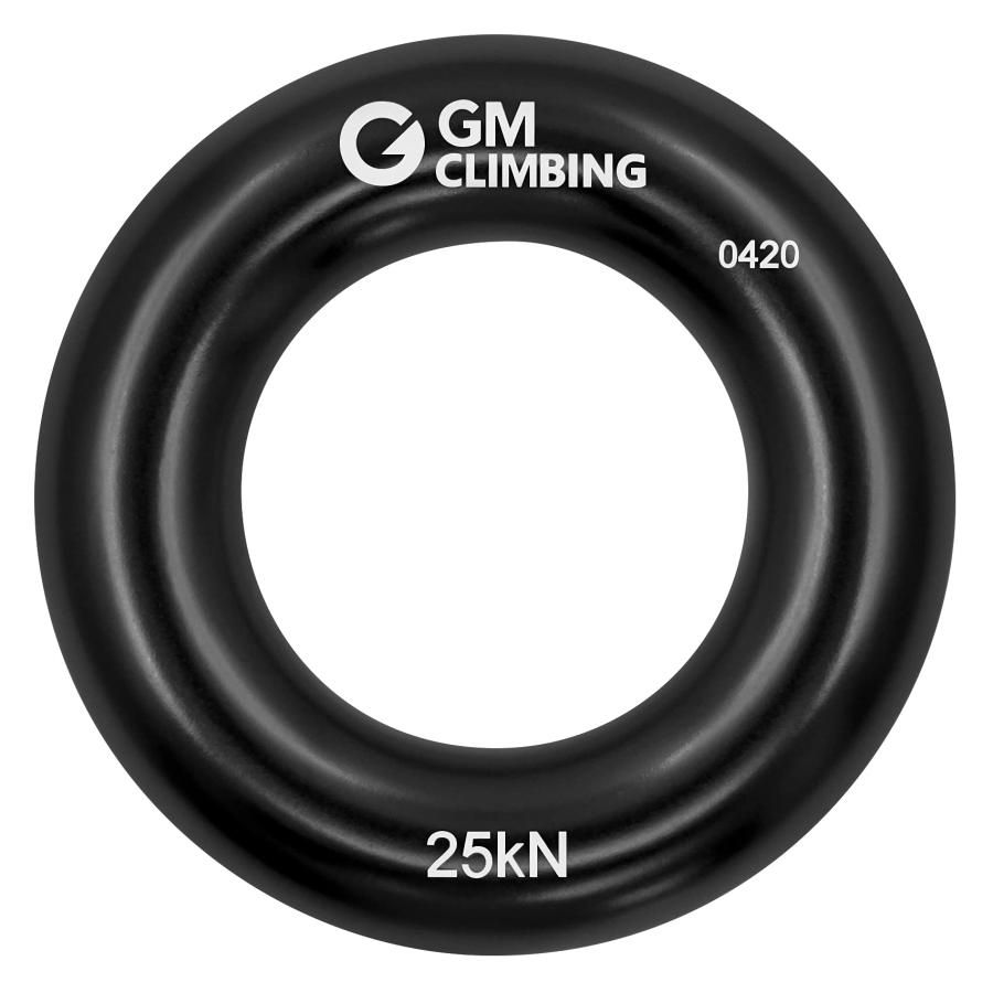 GM CLIMBING 1個 25kN アルミニウム ラッペルリング クライミング フリクションセーバー ノット ヒッチリング Sサイズ ブラッ : SOLVERTEX - 通販 ...