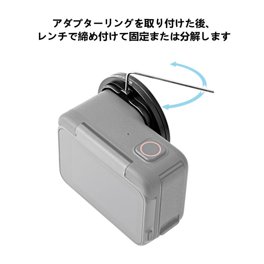 PULUZ Insta360 Ace Pro用 52mm UVレンズフィルター Pro用アダプターリング Insta3 : SOLVERTEX - 通販 - Yahoo!ショッピング