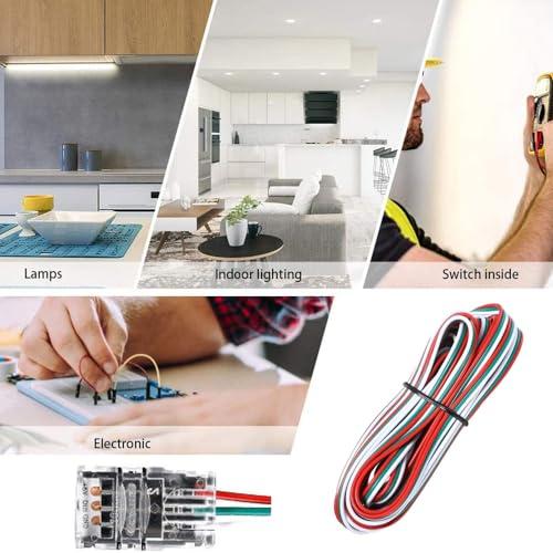 YFFSFDC awg22 電線 ケーブル 10m 22AWG 延長ケーブル コード 3芯 LEDテープライト 単色用延長ケーブル LED : SOLVERTEX - 通販 - Yahoo ...