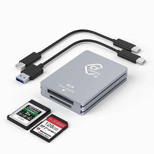CFexpressタイプB/SDデュアルスロットカードリーダーUSB C、USB 3.2 Gen 2 10Gpbs、CFexpressタイプBカ : SOLVERTEX - 通販 ...