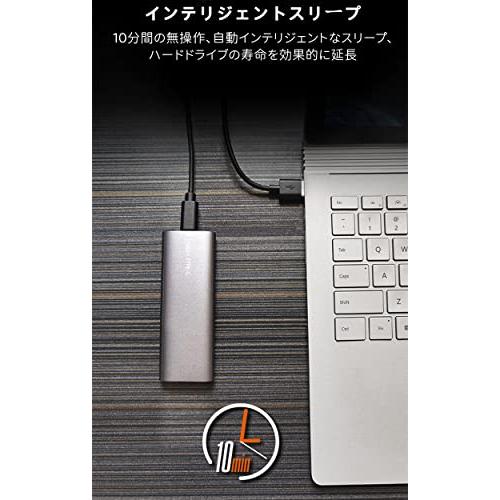 YFFSFDC M.2 SSD 外付けケース USB C 3.1 Gen2接続 SATA/NVME両対応 UASP対応 10Gbps高速転送 ア : SOLVERTEX - 通販 ...