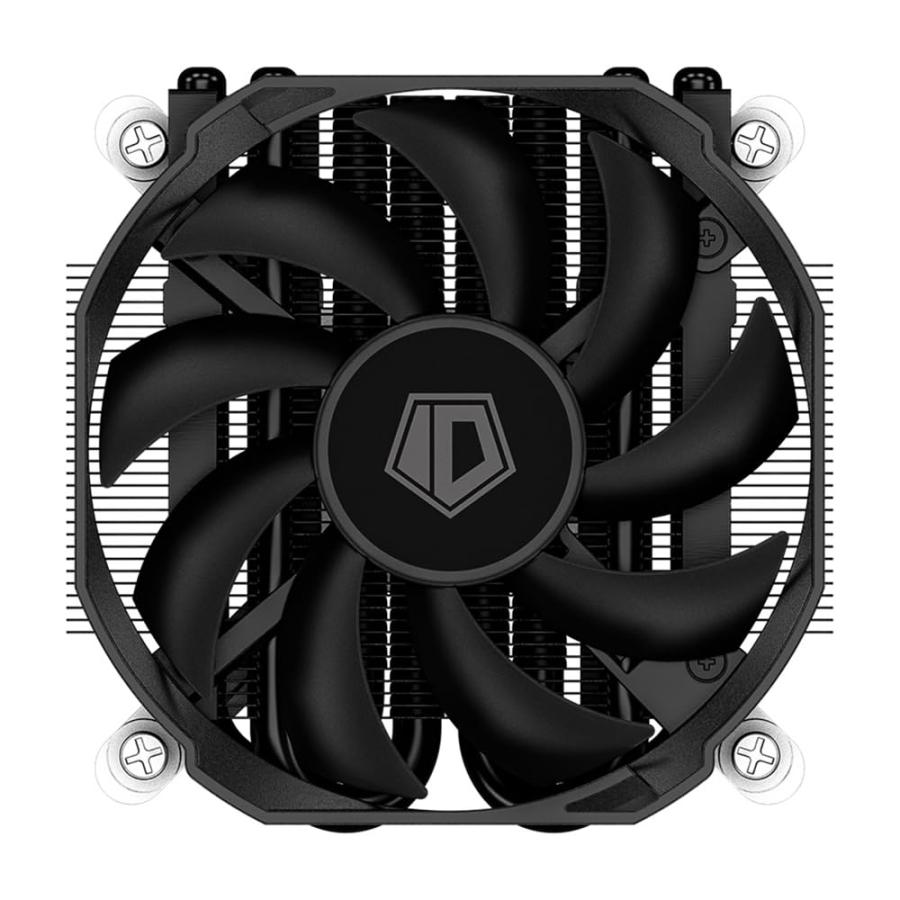 ID-COOLING Intel LGA115X/1200/1700用 薄型CPUクーラー IS-30I-BLACK ...