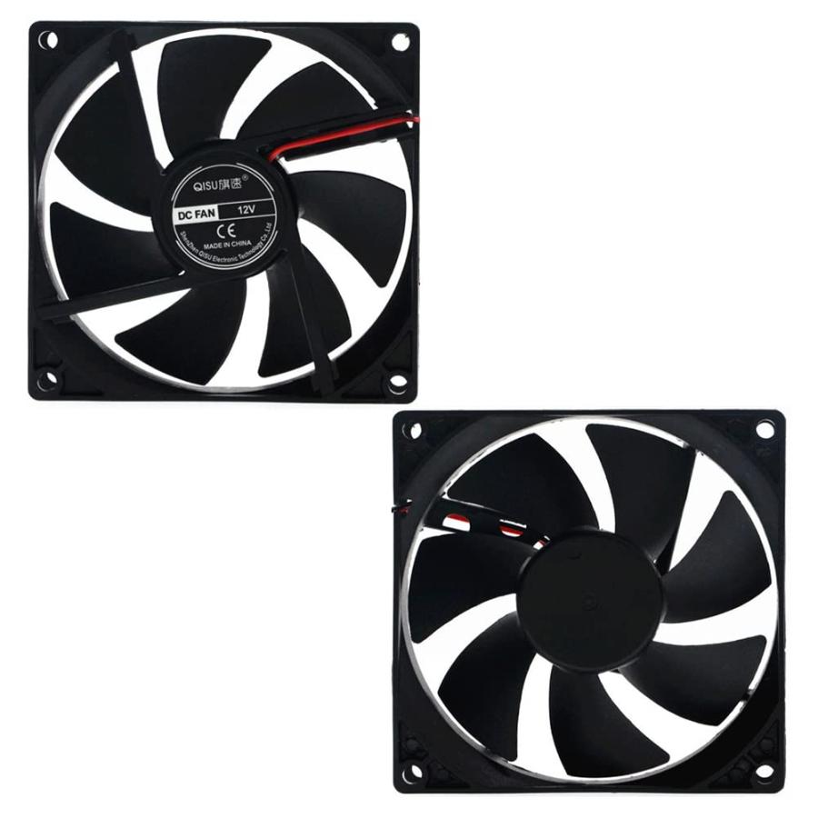 PENGLIN 冷却ファン1個 静音 2 ピン ブラシレス 9cm ファン 90mm X 90mm X 25mm PCファン CPUクーラー C :za51206d79a3:SOLVERTEX ...