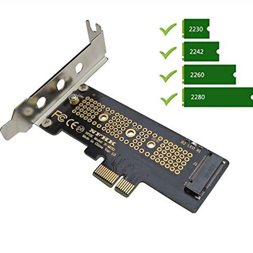ALIKSO M.2 NGFF PCIe x2 x4 AHCI&NVMe SSD → PCIe x1 変換アダプタ コネクタ ホスト ...