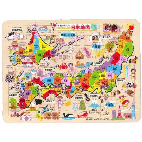 木製知育パズル 日本地図 : za57adf07388 : SOLVERTEX - 通販 - Yahoo!ショッピング