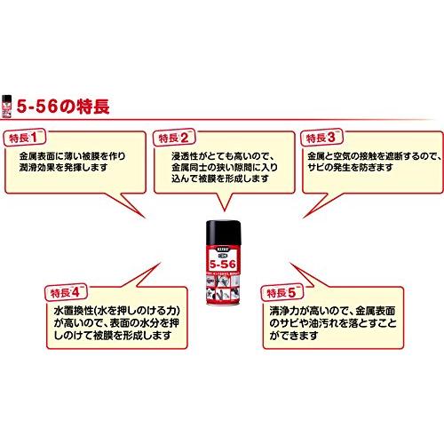 KURE呉工業 5-56 2WAY 400ml 防錆・潤滑剤 1501 : SOLVERTEX - 通販 - Yahoo!ショッピング