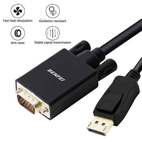 BENFEI 1.8m DisplayPort to VGAD-Sub ケーブル（オス - オス、 単方向 コンピュータ : SOLVERTEX - 通販 - Yahoo!ショッピング