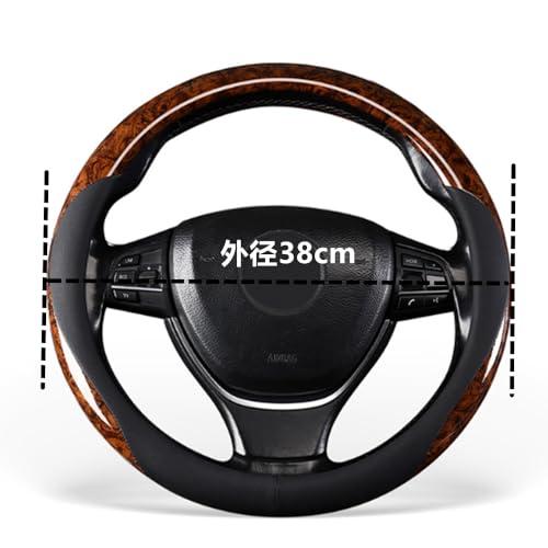 TATACLEA 車の ハンドルカバー 木目調 極薄カーボンファイバー オールシーズン万能 吸汗性 滑り止めブラウン : SOLVERTEX - 通販 - Yahoo!ショッピング