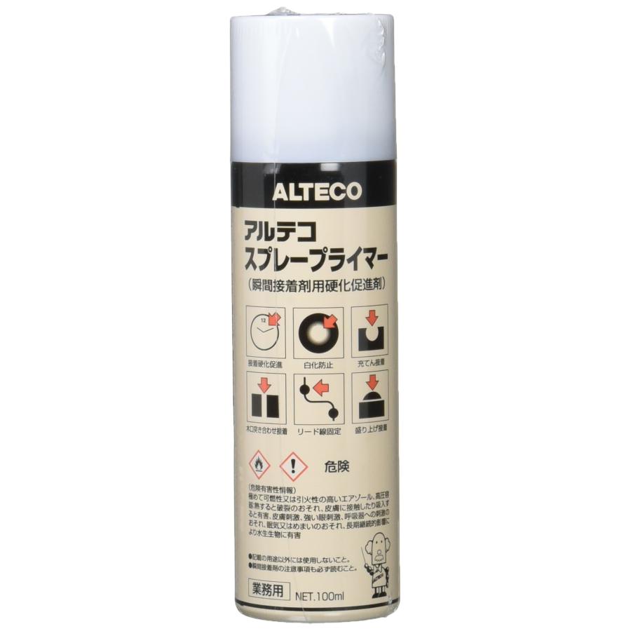 アルテコ 瞬間接着剤用 硬化促進剤 スプレープライマー 100ml : SOLVERTEX - 通販 - Yahoo!ショッピング