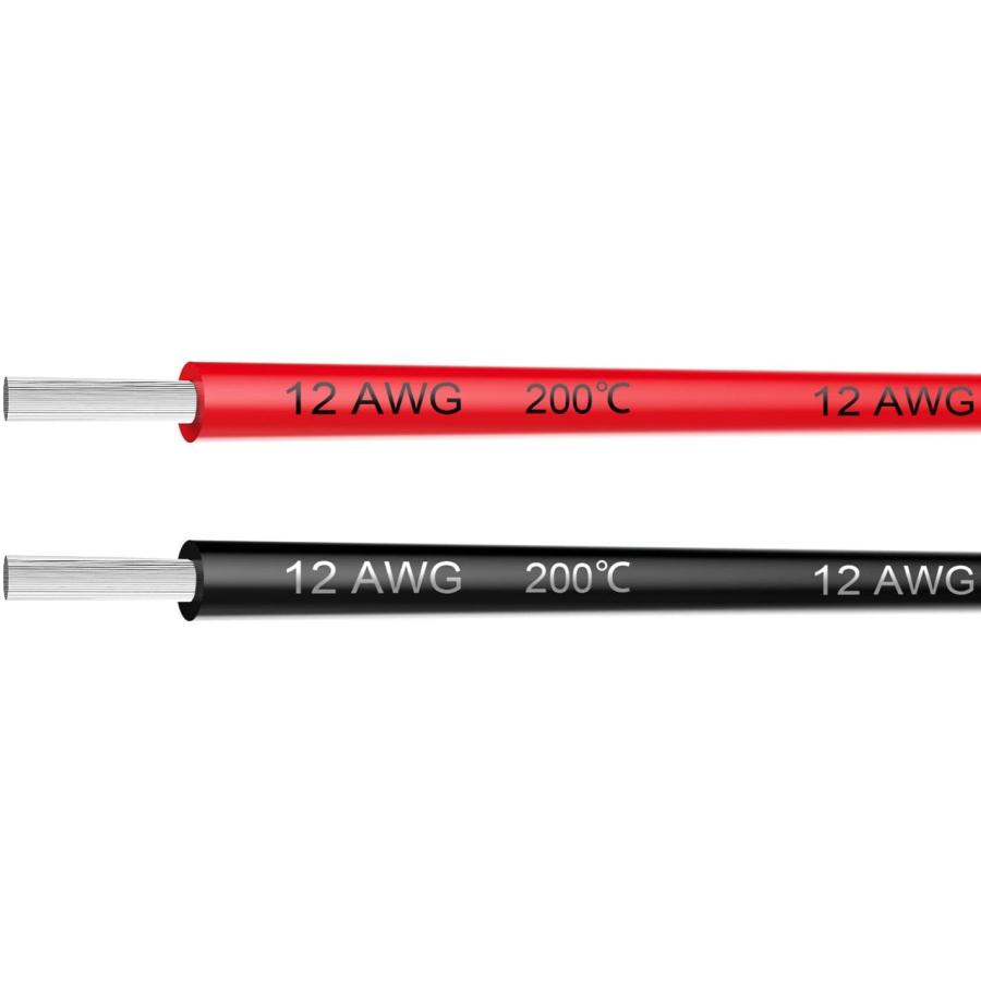 Yiqigou 2M フレキシブル シリコーンワイヤー 10AWG 12AWG 14AWG 16AWG 18AWG 20AWG 24AWG RC : SOLVERTEX - 通販 ...