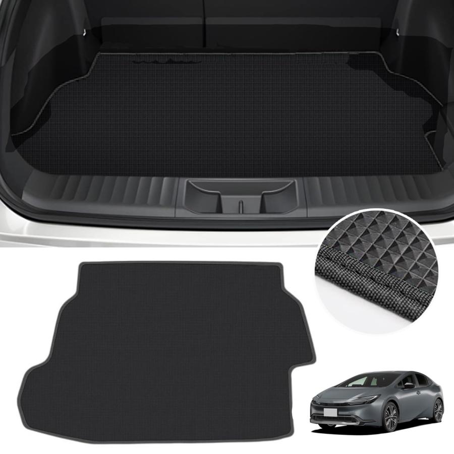 Temiry プリウス 60系 ラゲッジマット2D 耐汚れ 車 ゴム製 ラゲッジマット 防水トランク 滑り止め プリウス60 アクセサリー キズ : za9833678228 ...