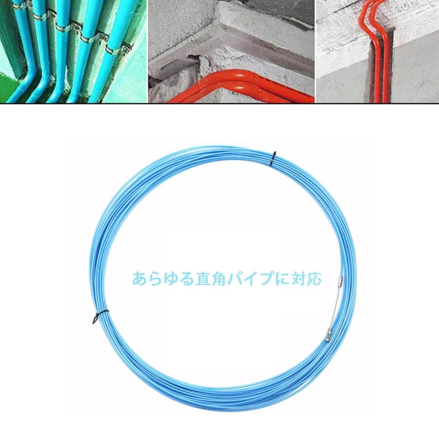 MINBOOT通線ワイヤー 配線通し 通線工具 10M リード線2個付き 通線ロッド ホース 電線 フレキシリード スチールワイヤー CD管 P : SOLVERTEX - 通販 ...