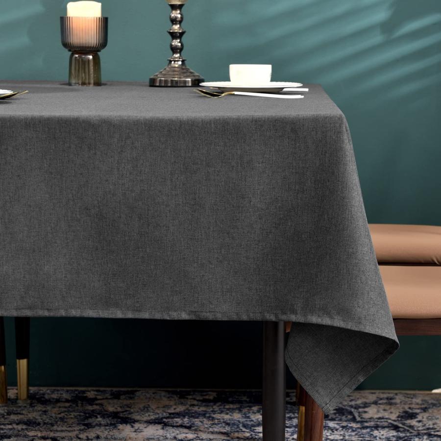 テーブルクロス撥水汚れ防止麻風の質感長方形無地140*180 140*240 : SOLVERTEX - 通販 - Yahoo!ショッピング