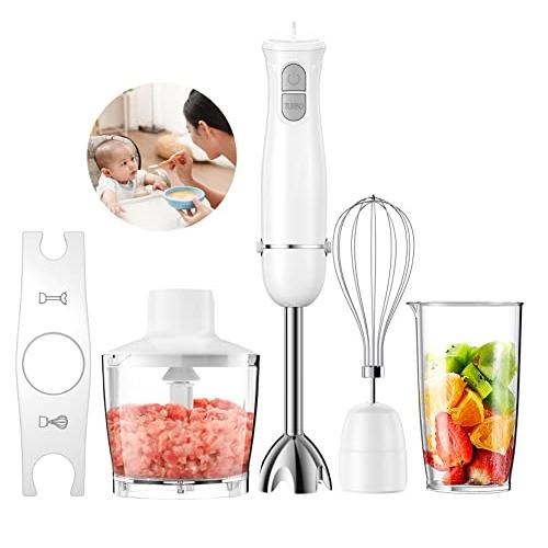 Turelar ハンドブレンダー マルチスティックブレンダー 離乳食 氷も砕ける フードプロセッサー 泡立て器 電動 スリム コンパクト フード : SOLVERTEX - 通販 ...