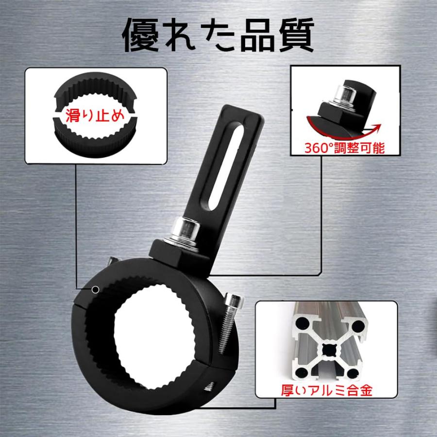 YFFSFDC バイク ヘッドライトステー 作業灯 ブラケット 2個セット 穴あけ不要 取付簡単 フォグランプステー 固定器具 ハン : SOLVERTEX - 通販 - Yahoo!ショッピング