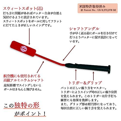 Insider Bat メジャーリーガーも愛用している正しいスイングを習得できる練習バット 6（12歳以下） : zac3c37763cc ...