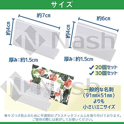 ポップ スタンド L字 卓上 ネーム プレート プライス カード 立て 6×4cm 20枚 セット : SOLVERTEX - 通販 - Yahoo!ショッピング
