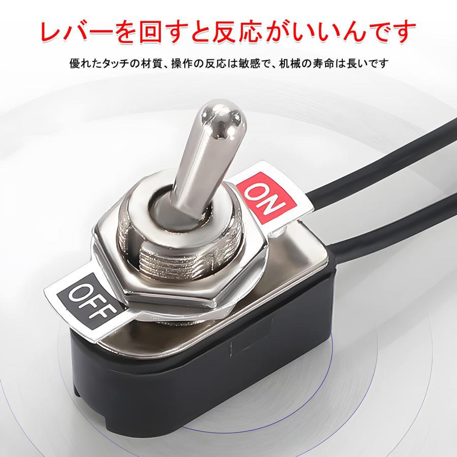 Singertop 防水トグルスイッチ ミニトグルスイッチ SPDT Singertop 防水トグルスイッチ ミニトグルスイッチ SPDT
