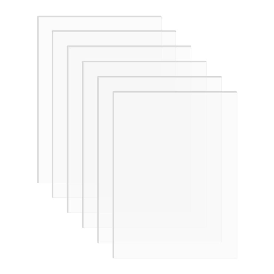 アクリル板 1mm A4サイズ 6枚セット DARENYI アクリル A4 透明プラスチック板 保護フィルム付き 297mm x 210mm : SOLVERTEX - 通販 - Yahoo ...