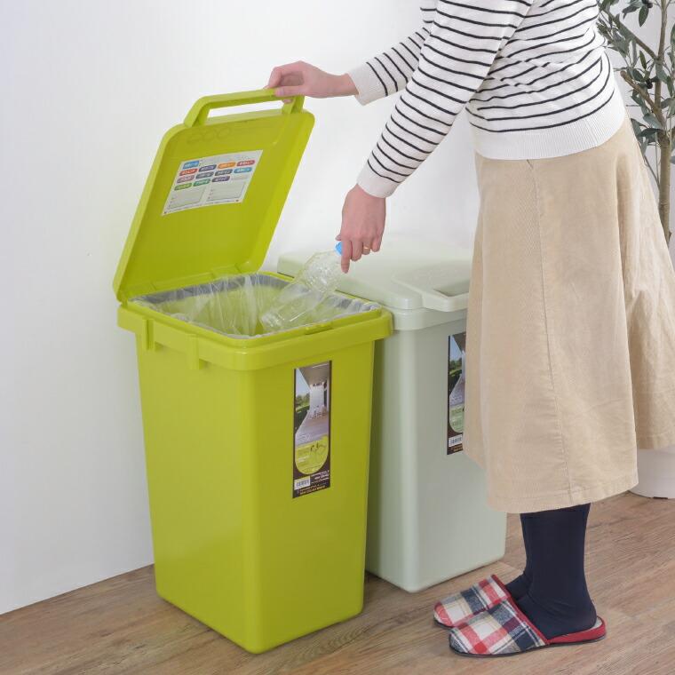 東谷 ゴミ箱 ごみ箱 ふた付き 45L コンテナスタイル 45J CS3-45J 送料無料 メーカー直送 / 分別 ダストボックス ガレージ 屋外用 ベランダ : ソムリエ@ギフト Yahoo ...
