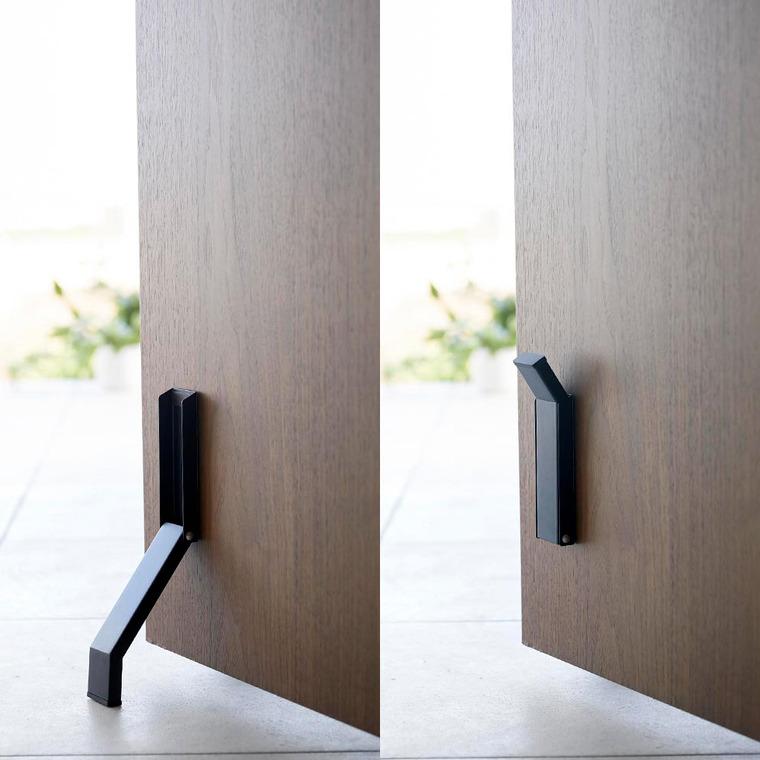 tower 山崎実業 テープで貼りつける折り畳みドアストッパー タワー インテリア 公式 送料無料 3722 3723 ホワイト ブラック / 玄関ドア 玄関扉 : ソムリエ@ギフト ...