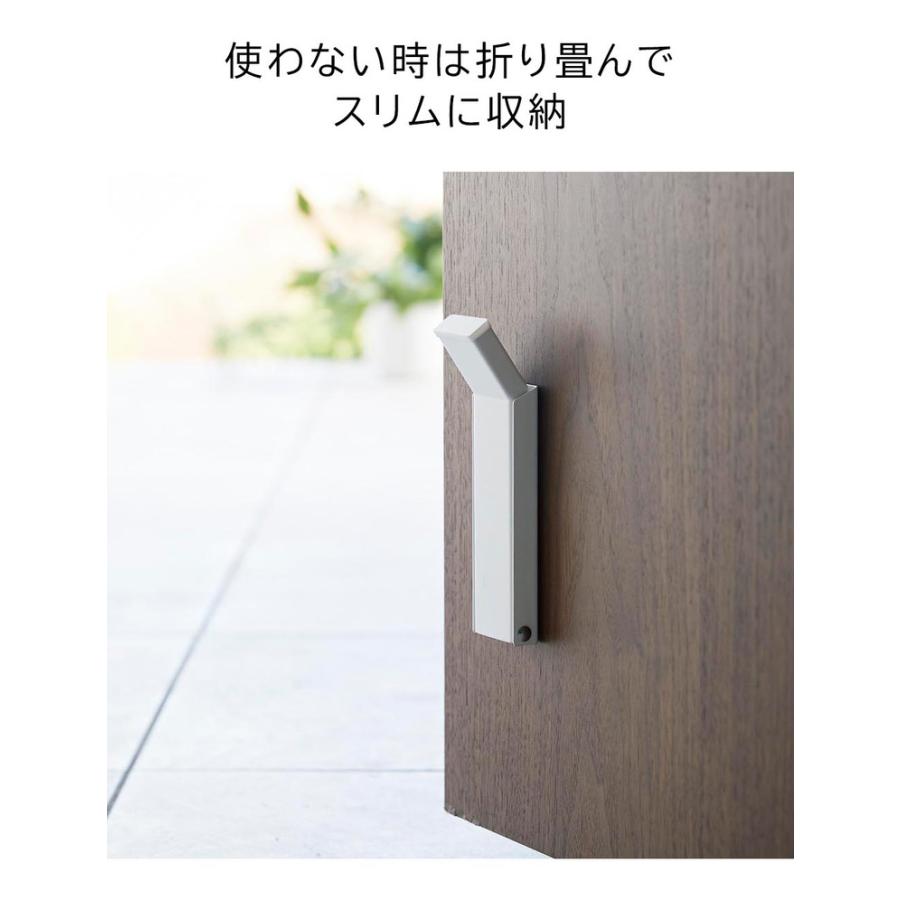 tower 山崎実業 テープで貼りつける折り畳みドアストッパー タワー インテリア 公式 送料無料 3722 3723 ホワイト ブラック / 玄関ドア 玄関扉 : ソムリエ@ギフト ...