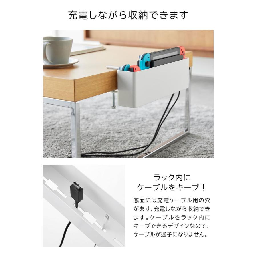 tower 山崎実業 テーブル横リモコンラック タワー 公式 収納 送料無料 1574 1575 ホワイト ブラック / スマホ ゲーム機 タブレット : ソムリエ@ギフト Yahoo ...