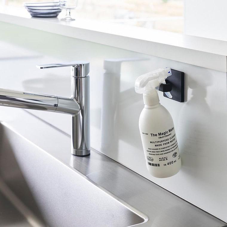 tower 山崎実業 フィルムフックスプレーフック タワー 収納 公式 1907 1908 ホワイト ブラック / ハンガー スプレーボトル ...