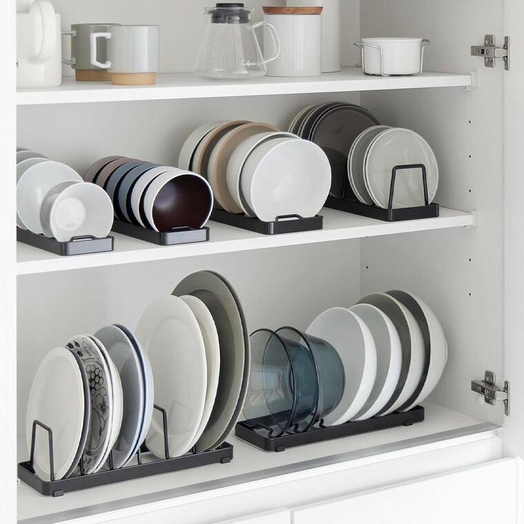 tower 山崎実業 お椀スタンド タワー L 公式 1373 1374 ホワイト ブラック / 食器ラック 食器棚 シンク下 キッチン 用品 収納 どんぶり鉢 深皿 : ソムリエ@ギフト ...