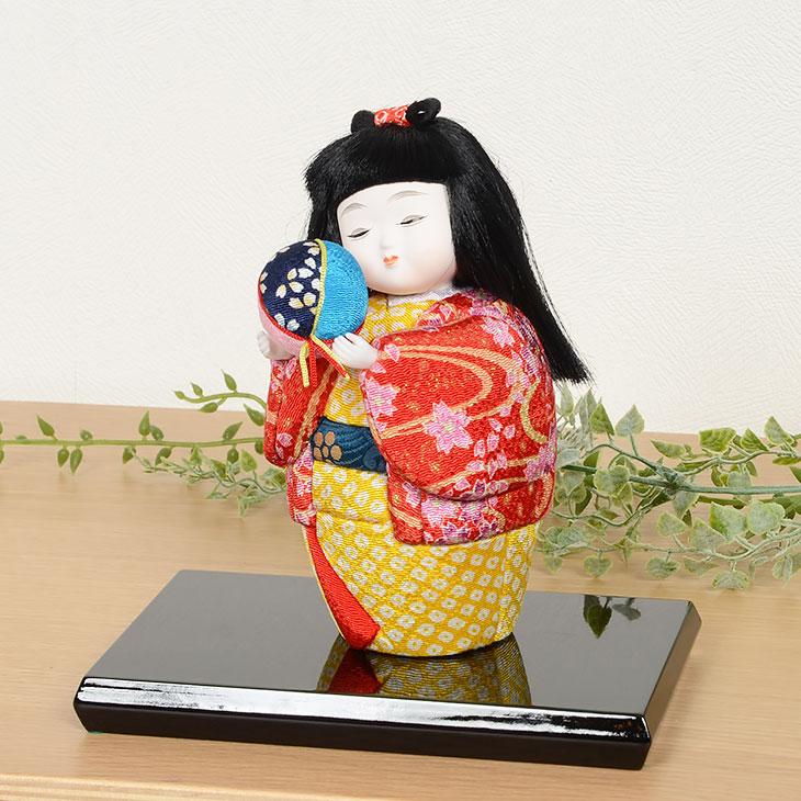 木目込み人形 No.1053-2-A 【まりの子】 完成品 贈り物 ギフトに最適 : 正栄作 曽根人形 - 通販 - Yahoo!ショッピング