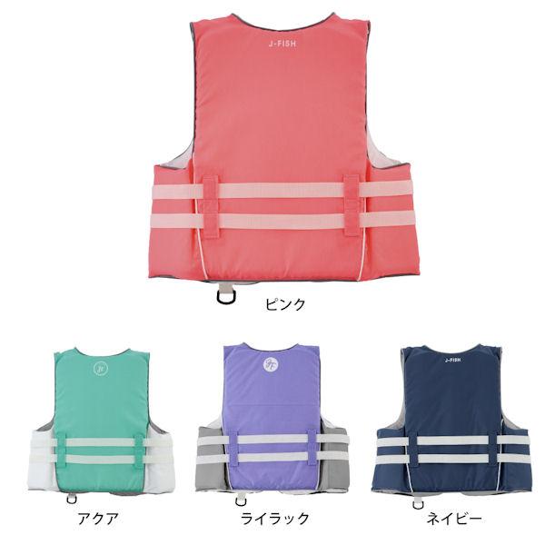 J-FISH(ジェイフィッシュ) QUEENS ライフベスト (ネイビー, L) QUEENS